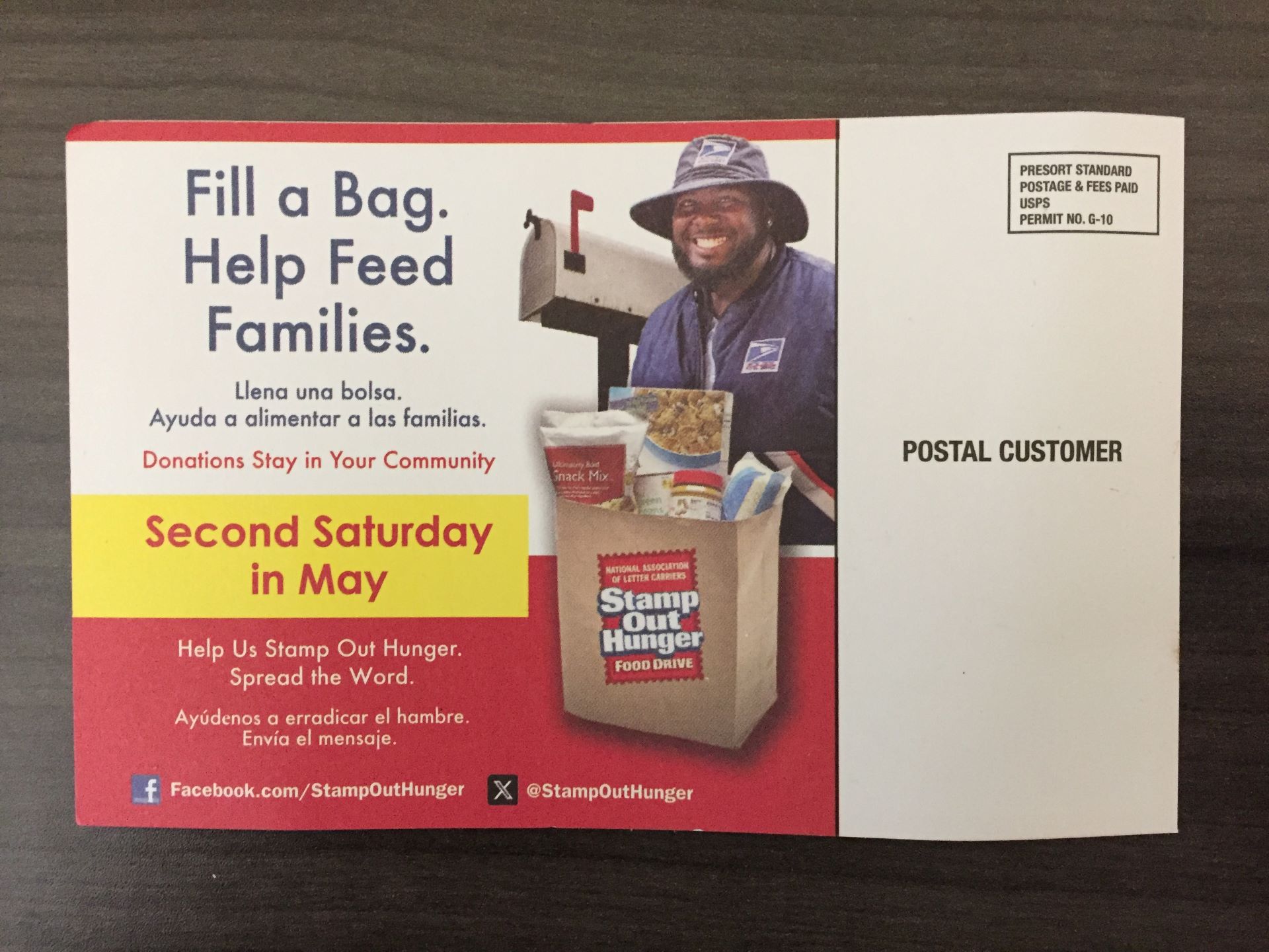 Stamp Out Hunger NALC Food Drive 2024! – Go Retire Psychiatrist
